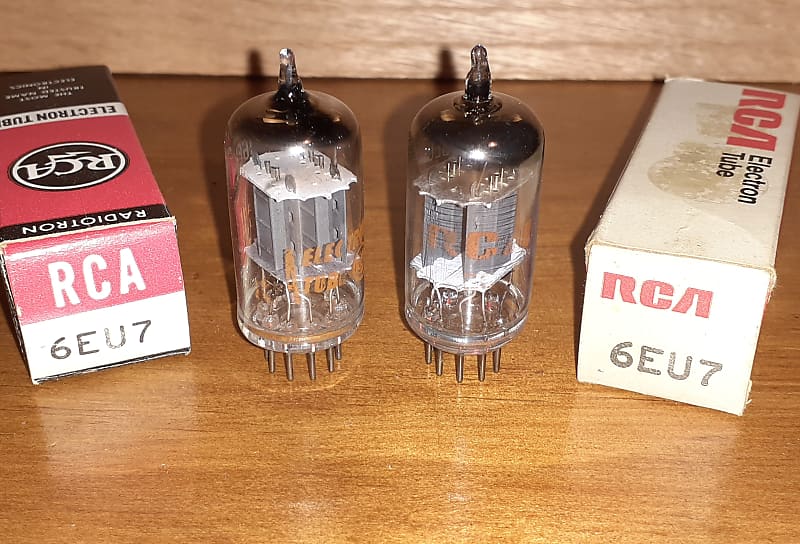 RCA 6EU7 Pair NOS tubes - tested | Reverb