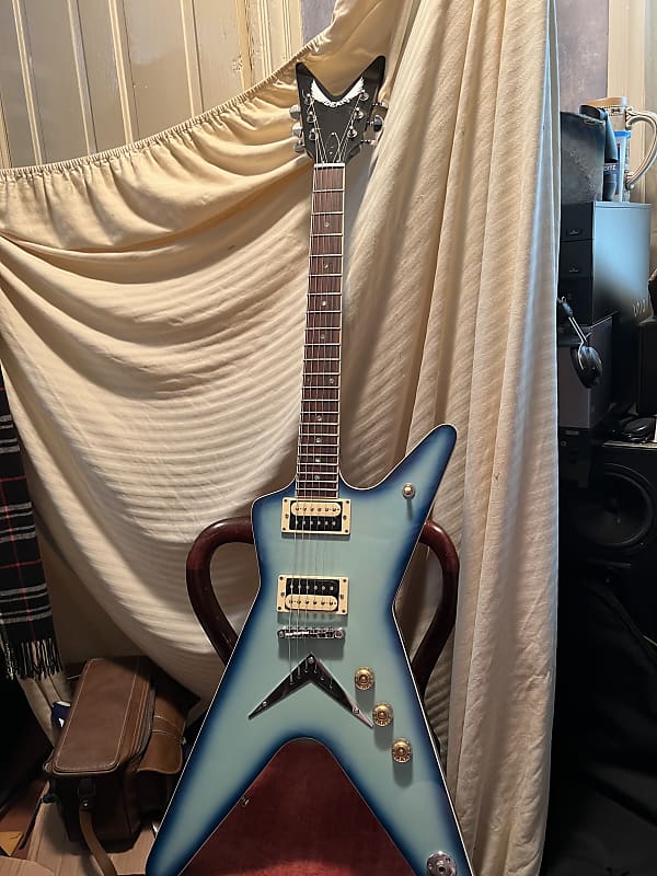Dean ml electric guitar see all details blue | Reverb