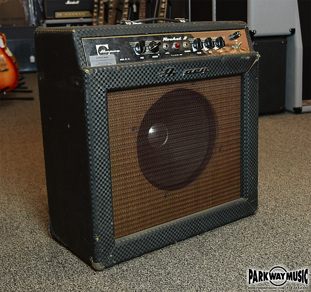 Ampeg Rocket 2 GS-12 '60s Blue Check *Demo Video* | Reverb