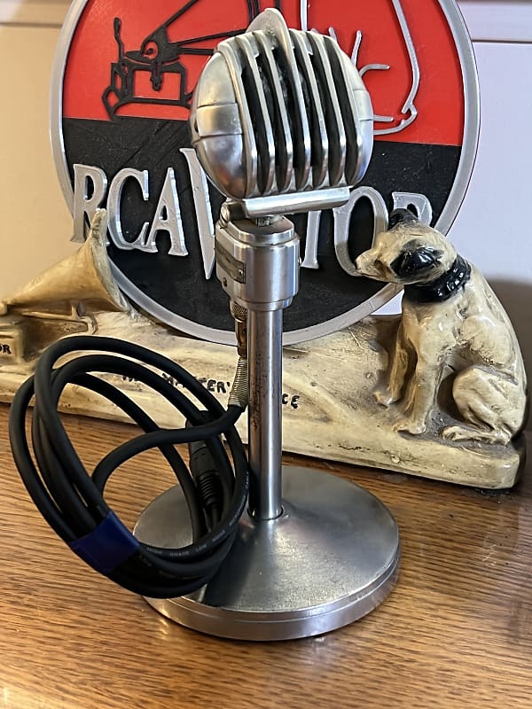 VINTAGE 40's TURNER S33D DYNAMIC MICROPHONE - works w/cable & | Reverb