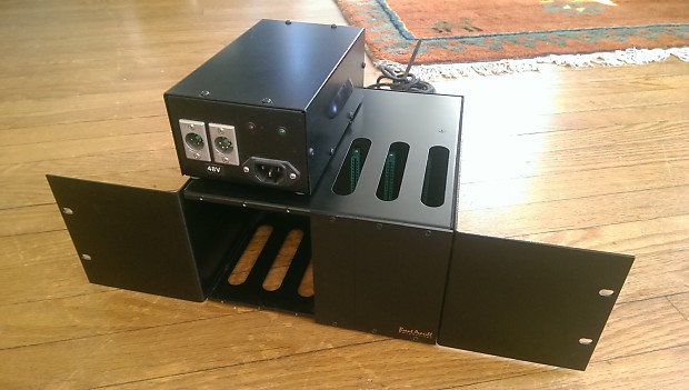 Brent Averill 500 Series 6 Space Rack w/Supply & Slot Covers | Reverb