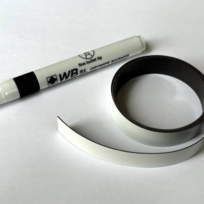 Sound Mixer Magnetic Labels Scribble Strip / Console Tape (1 | Reverb