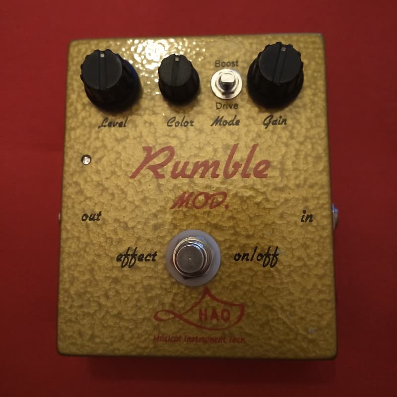 HAO Rumble Mod. Overdrive Boost .....free shipping Europe | Reverb