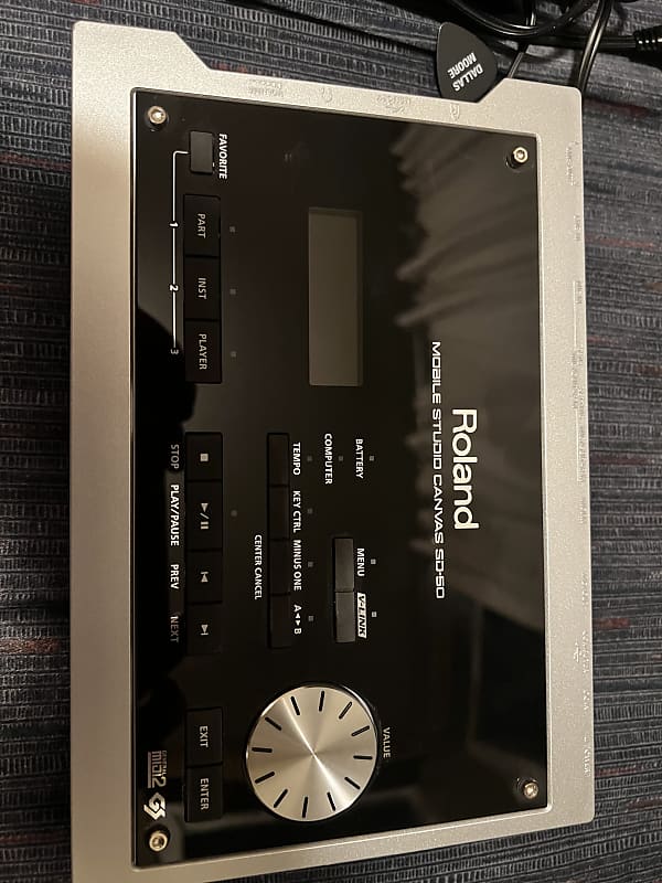 Roland SD-50 Early 2000s - Black and silver | Reverb