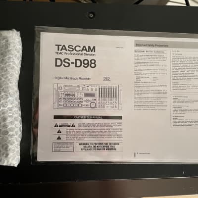 Tascam DS-D98 DSD/PCM digital multitrack recorder Hi-res | Reverb