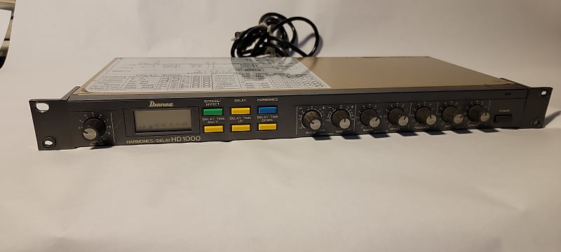 VINTAGE 1980's Ibanez HD1000 Harmony/Delay Rack Guitar | Reverb