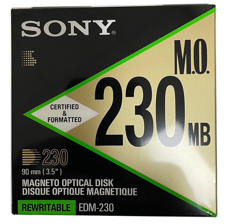 Sony EDM-230 230Mb Magneto Optical Disk | Reverb