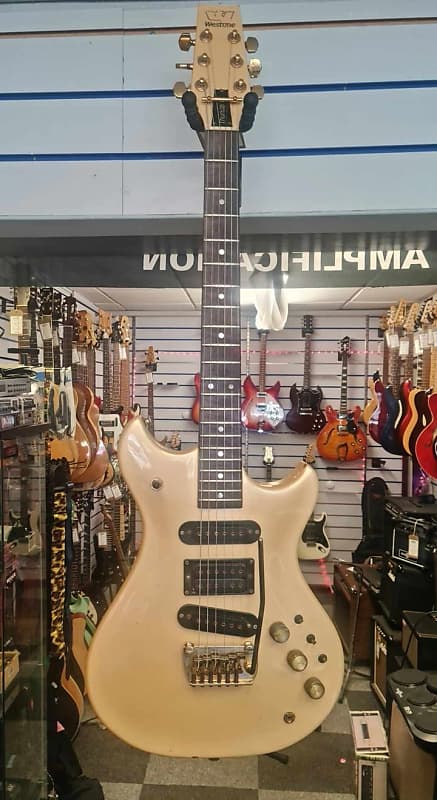 Westone Thunder II 1983 - Pearly Ivory White | Reverb
