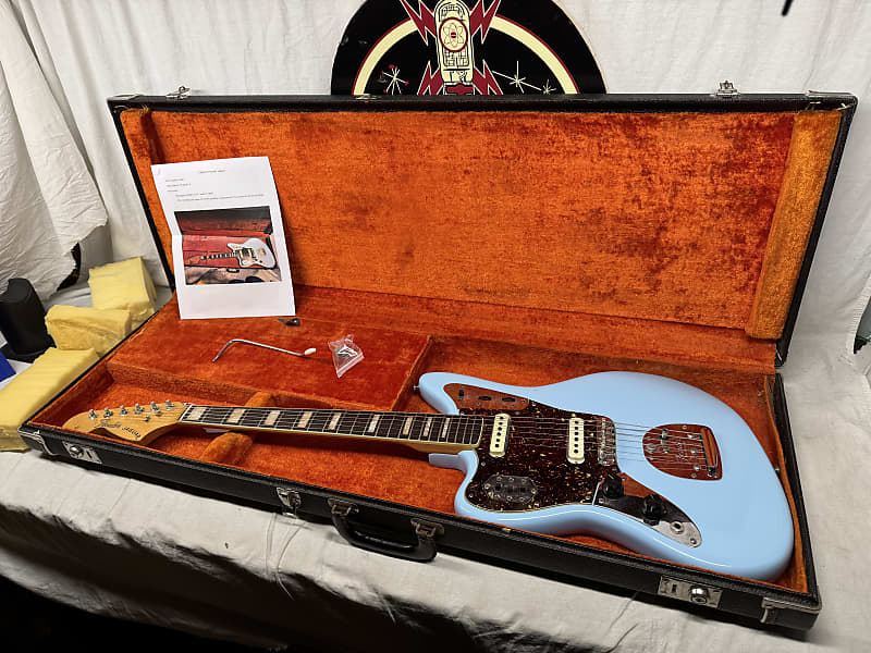 Fender USA 1967 Left-Handed LH Lefty Jaguar Guitar with Case | Reverb