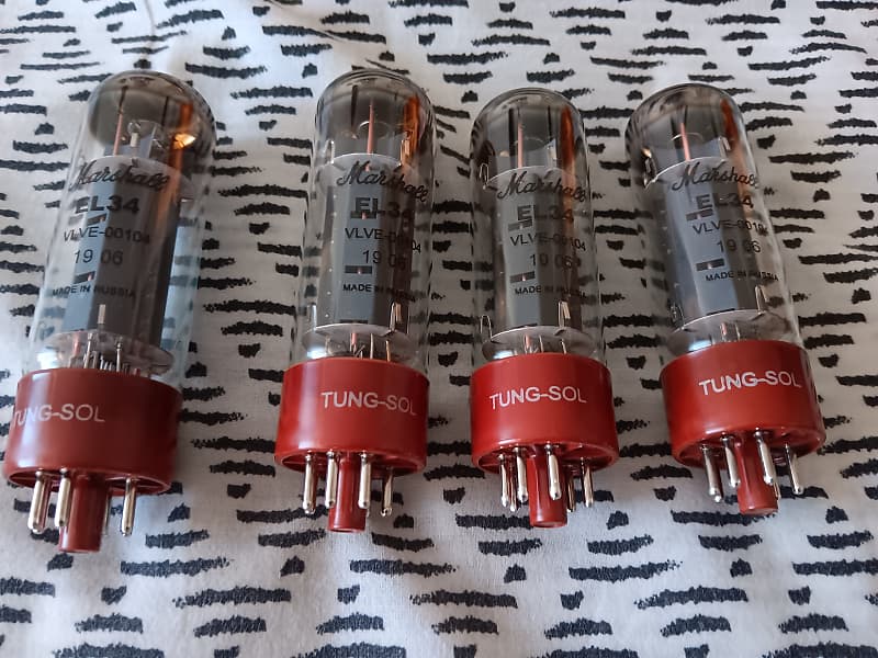 Marshall EL34 / Tung-Sol "made in Russia" matched tubes | Reverb