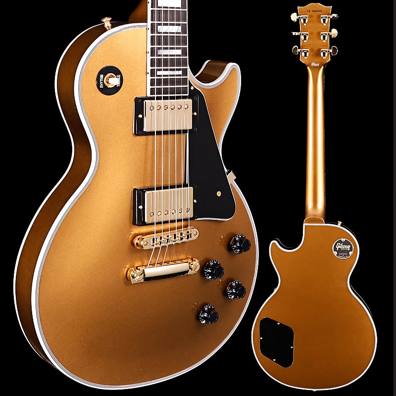 Gibson Les Paul Custom, All Double Gold w Gold Hardware 9lbs | Reverb