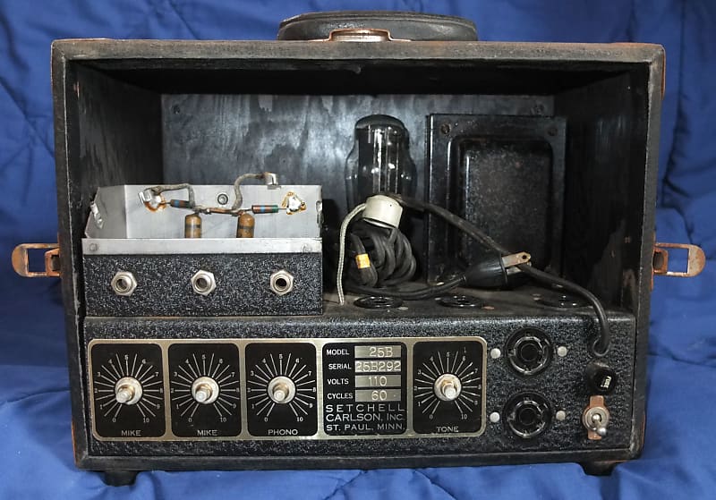 Vintage 1930's Setchell Carlson 25B Tube Amp/Head | Reverb