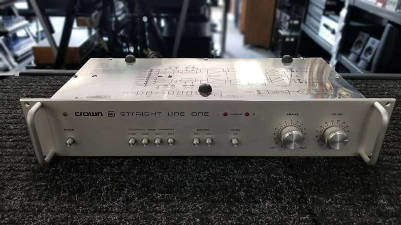 Crown Straight Line One Pre-Amplifier | Reverb