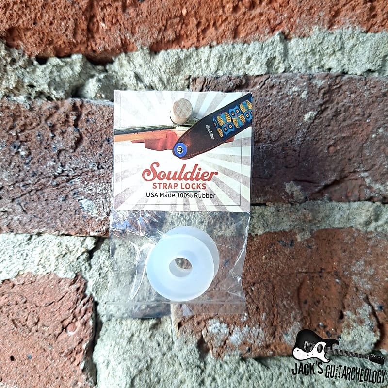 Souldier Rubber Strap Lock Washers (Pack of 2) - Clear | Reverb
