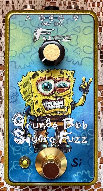 Grunge Bob Square Fuzz Si (Doomstick clone) 2025 - Yellow | Reverb