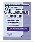 Rubank Elementary Method - TROMBONE OR BARITONE | Reverb