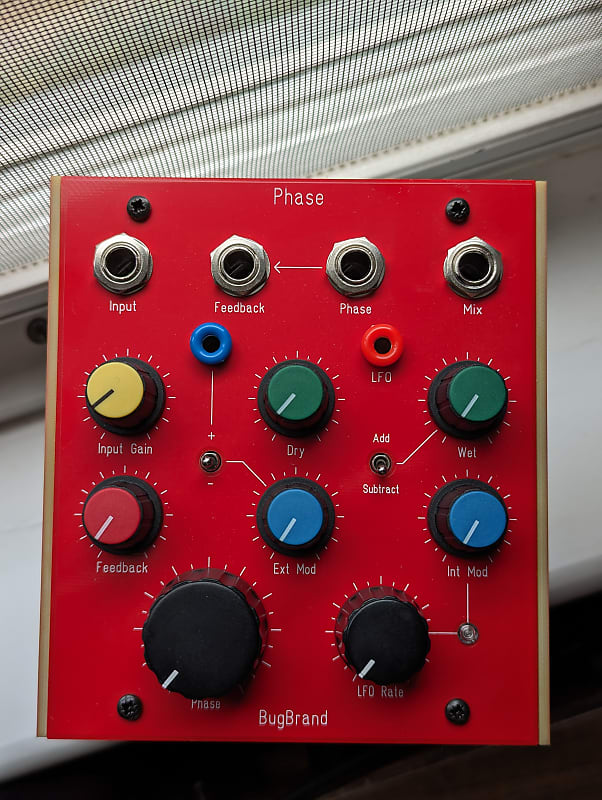 Bugbrand Phaser Standalone 2023 Red | Reverb