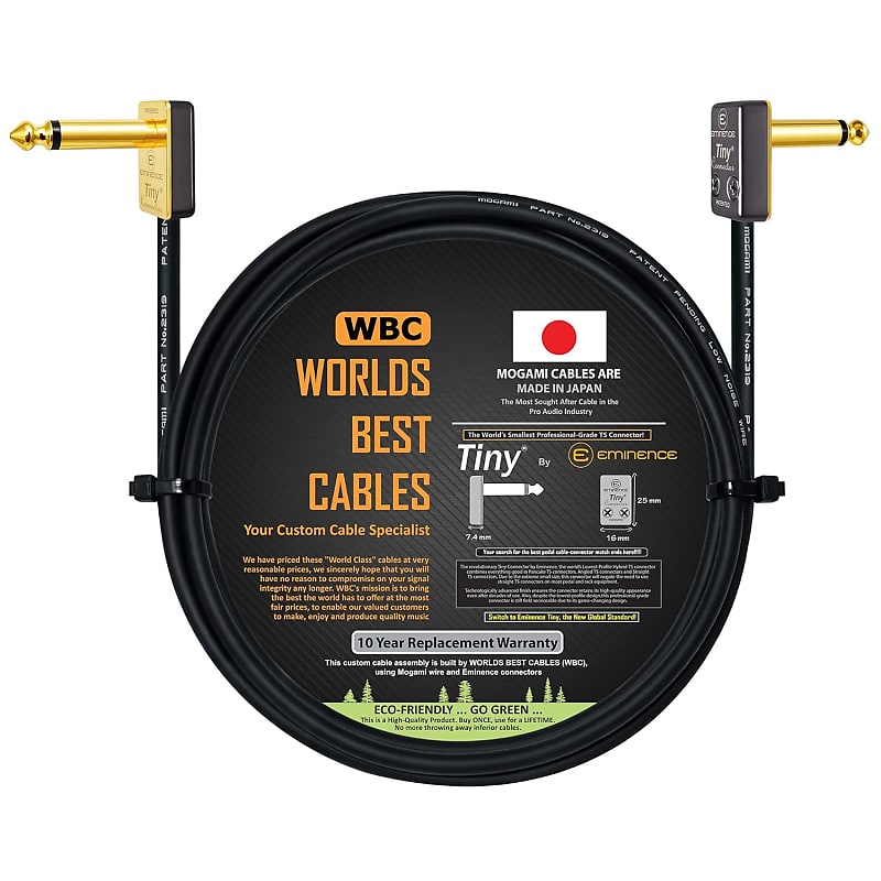 6 Foot – Pedal, Effects, Patch, Instrument Cable Custom Made | Reverb