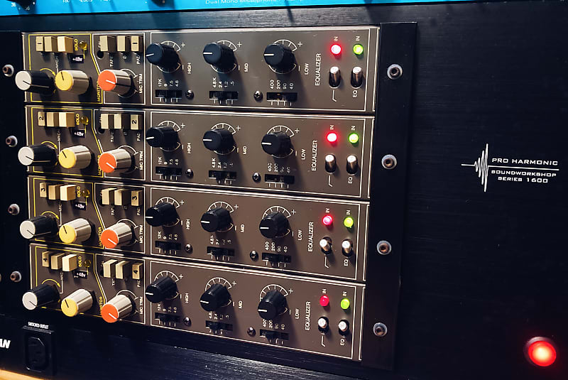 4 Channel Mic Pre EQ Racked SoundWorkshop 1600 Console Pro | Reverb UK