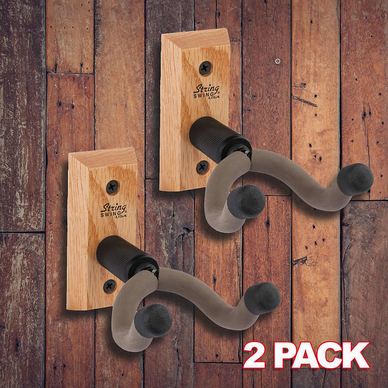 String Swing CC01K Guitar Keeper Wall Mount Guitar Hanger (2 | Reverb