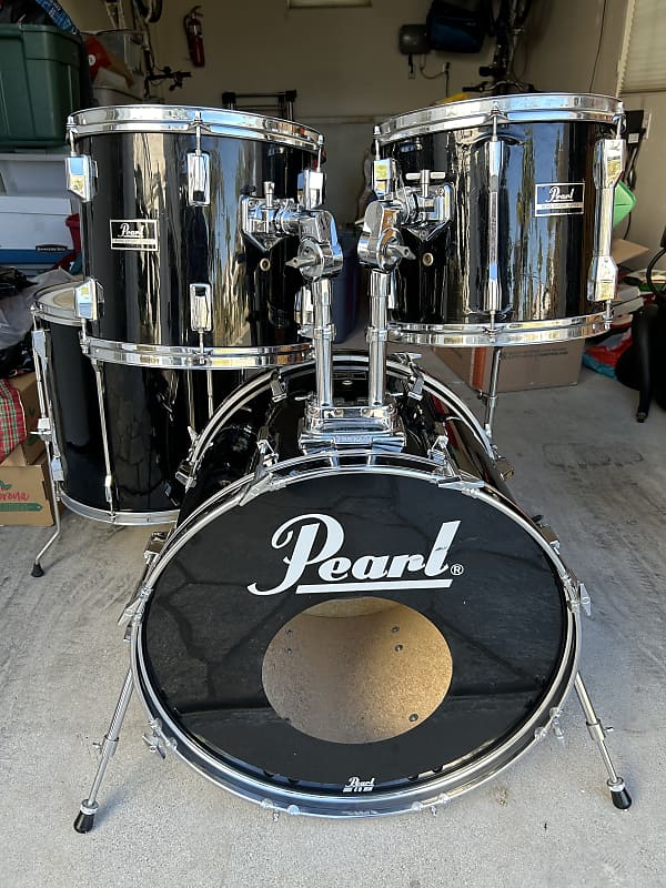Pearl Export Mid-90s - Black lacquer | Reverb