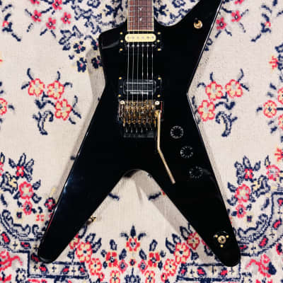 2007 Dean Dime Shadow ML Dimebag Darrel - Black w/ Gold | Reverb