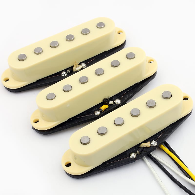 Premium Alnico 5 Flat Poles Single Coil Pickup Set for Strat | Reverb