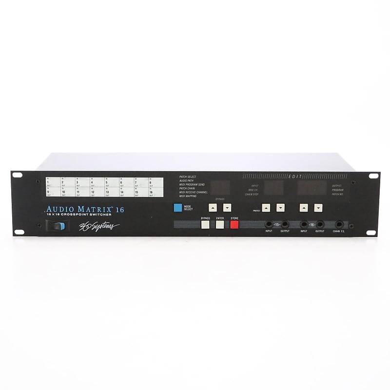360 Systems Audio Matrix 16 Crosspoint Switcher Owned by | Reverb
