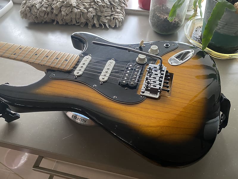 Fender Partscaster/Strat - Nitro Cellulose Sunburst | Reverb