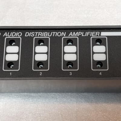RDL RU-DA4D 2x4 Audio Distribution Amplifier - Terminal | Reverb