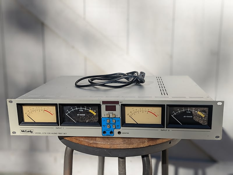 McCurdy ATS-100 Audio Test Set Stereo/Dual Channel VU + PPM + | Reverb