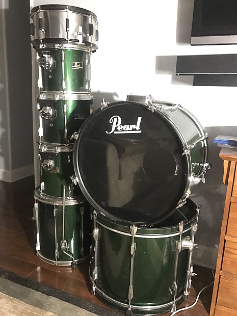 Pearl Export 1990s Dark Green | Reverb