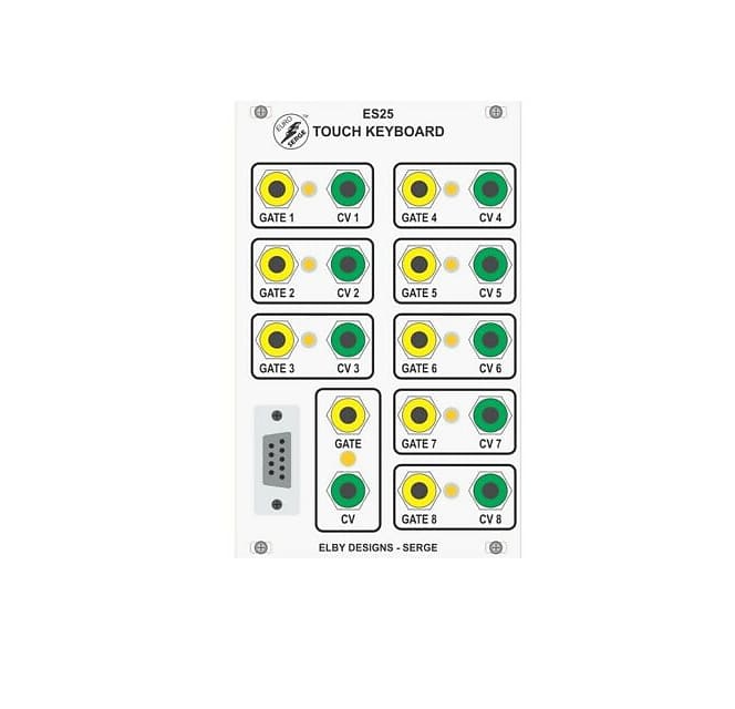 Elby Designs serge ES25 touch keyboard interface eurorack | Reverb
