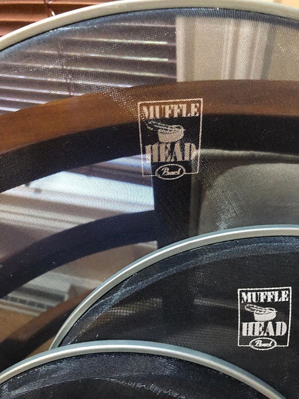 Pearl Muffle head mesh drum heads 10,12,16 | Reverb