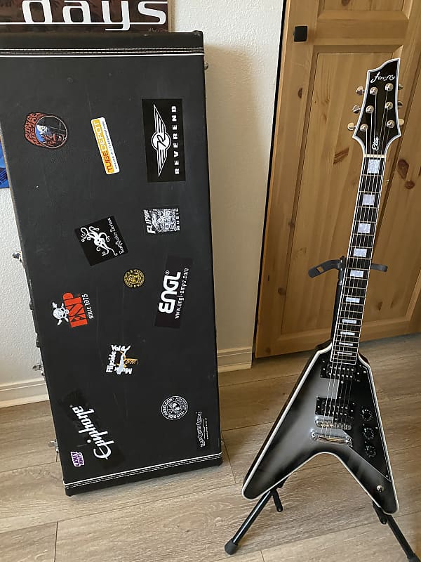 Firefly FFVX Silverburst w/Dimarzio Super Dist & Hard Case | Reverb