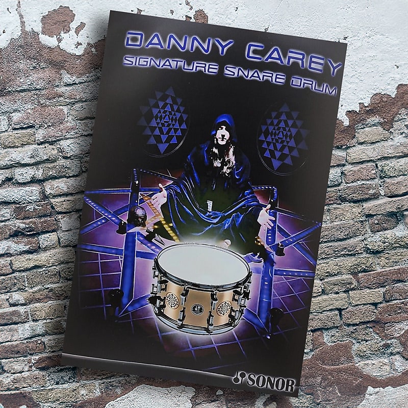 SONOR DRUMS TOOL DANNY CAREY POSTER INSANELY RARE LIMITED | Reverb