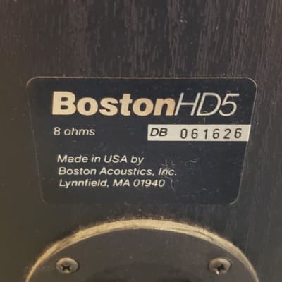 Boston Acoustics HD5 Bookshelf Speaker Pair | Reverb