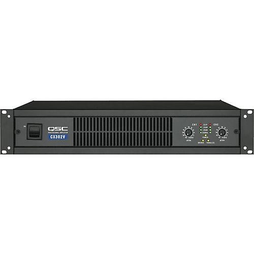 QSC CX302V,2-Channel Powered Amplifier, 200-watt, 70V Output | Reverb