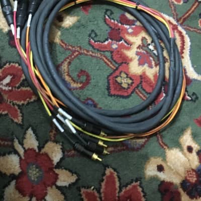 XLR 4 Channel Male to 3ft Female Black Rack Mount | Reverb