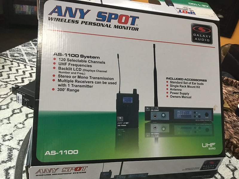 Any Spot AS1100 System UHF band 2014 Black | Reverb