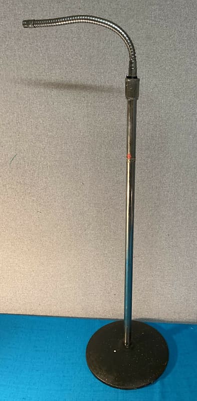 Vintage USA Atlas Sound Mic Stand New Jersey Microphone Goose | Reverb