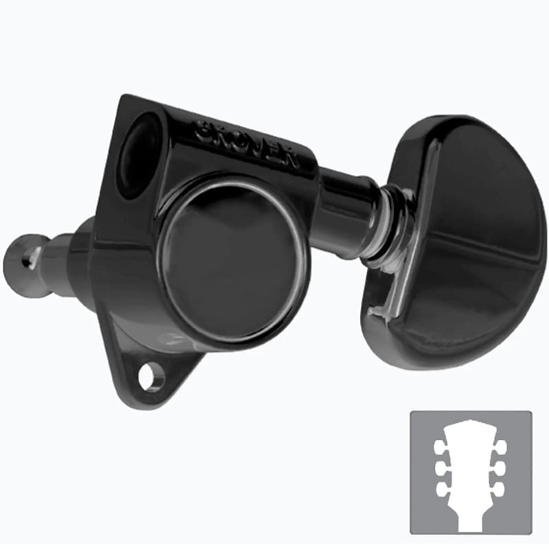 NEW Grover 102 Rotomatic Tuners w/ Large Dome Buttons Fits | Reverb