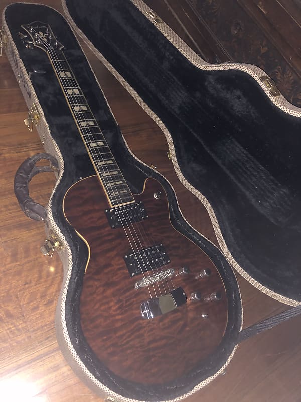 Hagstrom Select Super Swede 2010 - Burl Golden Eagle | Reverb