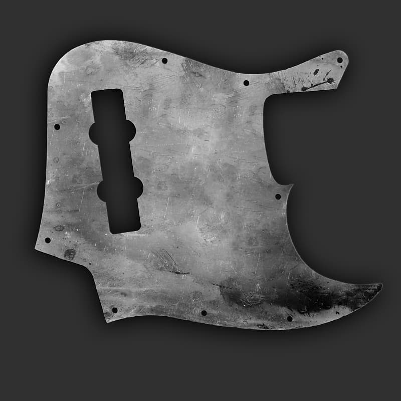 Unique Fender Jazz Bass pickguard 3 Ply (W/B/W) 10 mounting | Reverb