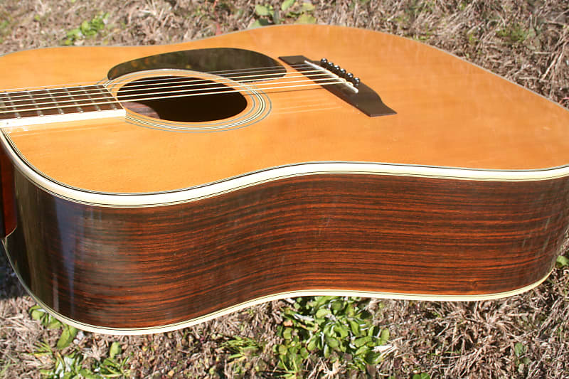 Yamaki 150 Solid Top and Solid Back D35 Japan Vintage Guitar | Reverb