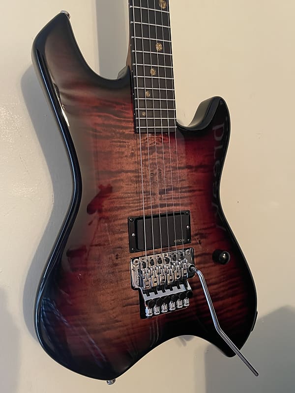 Warmoth Musiclander 2019 Black Cherry Burst | Reverb