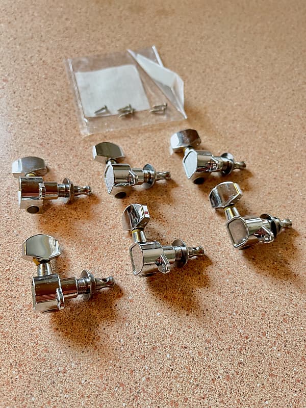 Fender Stratocaster TUNING Machines (1990) - Chrome | Reverb