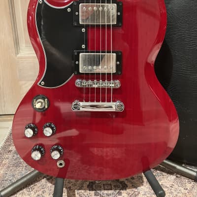 left hand Agile Valkyrie 2004 - Cherry red mahogany body and | Reverb
