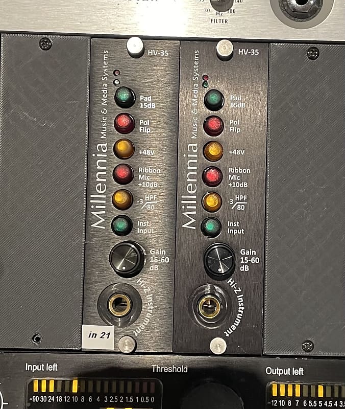 Pair Millennia Media HV-35 500 Series Mic Preamp Modules | Reverb