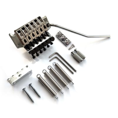 Wilkinson Double Locking Tremolo System - Full Kit - Chrome | Reverb